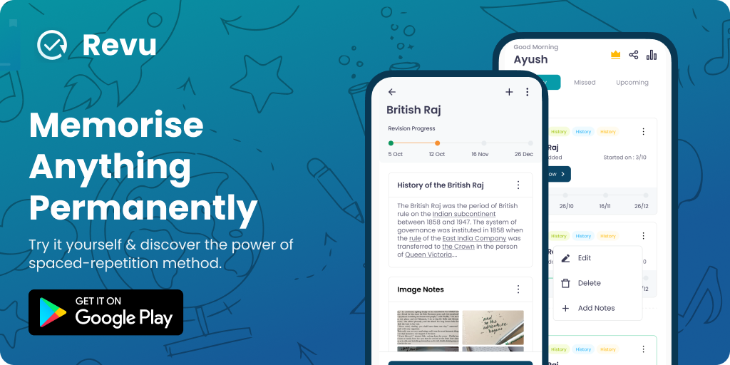 Revu - Best Spaced Revision App for Enhanced Memory Retention